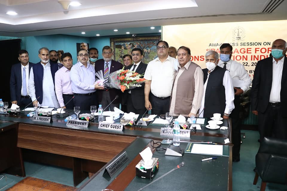 In LCCI during Awareness Seminar on Package for Construction Industry ...