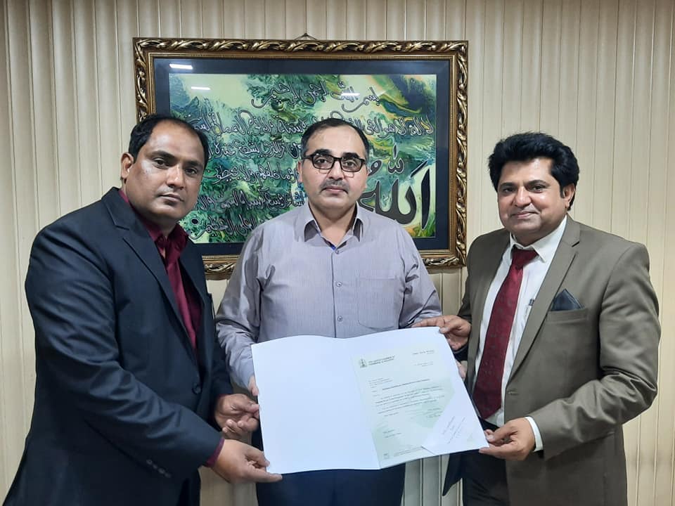 With Mr. Rana M. Iqbal, CEO JAR Global Consulting Pvt Ltd and Haider ...